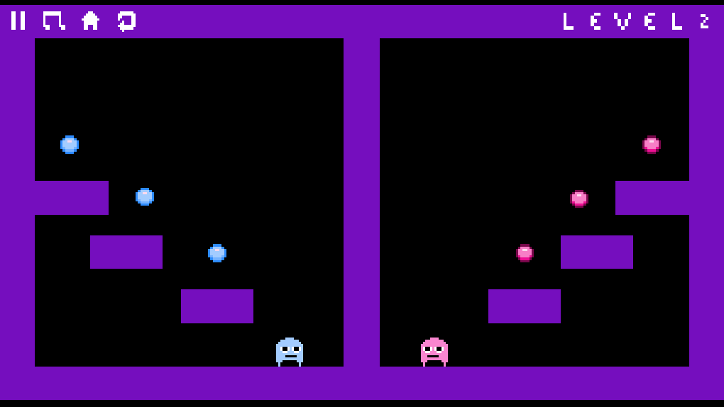 Pink and Blue | Two Player Game | Html5 Game | Construct 2/3 by NubiaStudio